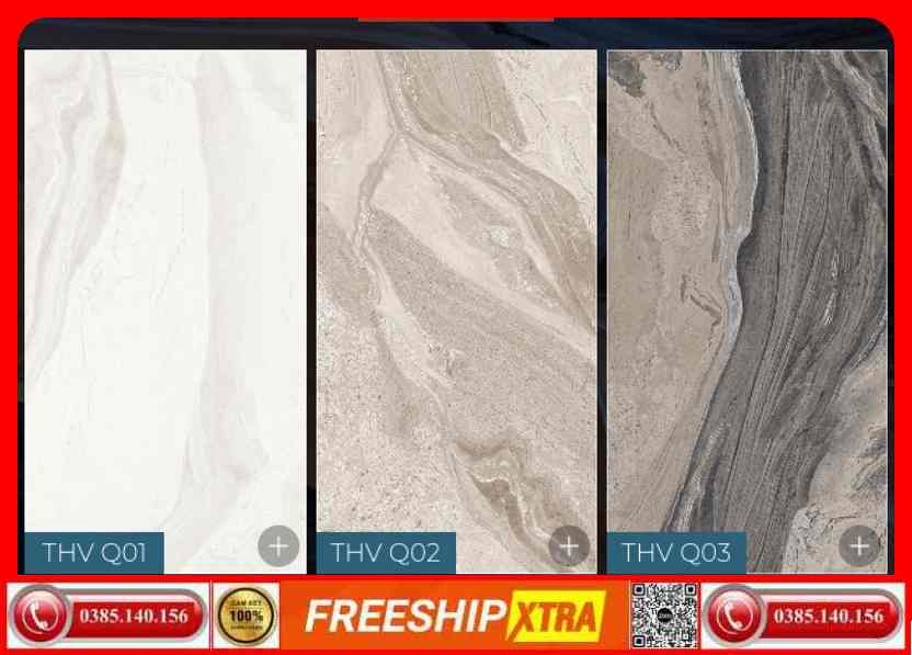 Gạch 60x120 Eurotile Thạch Vũ THV-Q02 vân mây xám | Gạch Eurotile